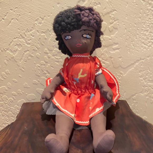 Vintage | Other | Vintage Handmade Folk Art Rag Doll | Poshmark